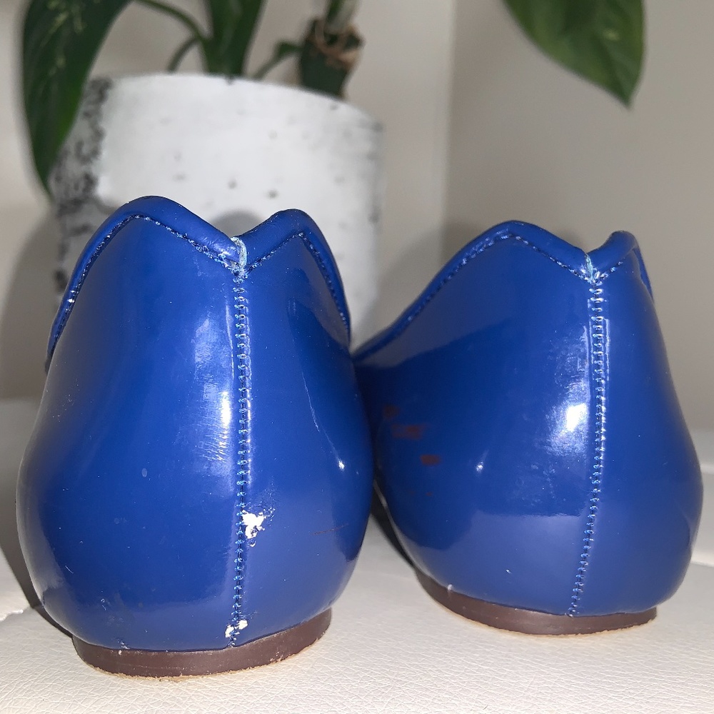 Patent Leather Ballerina Slipper With Bow - Gem